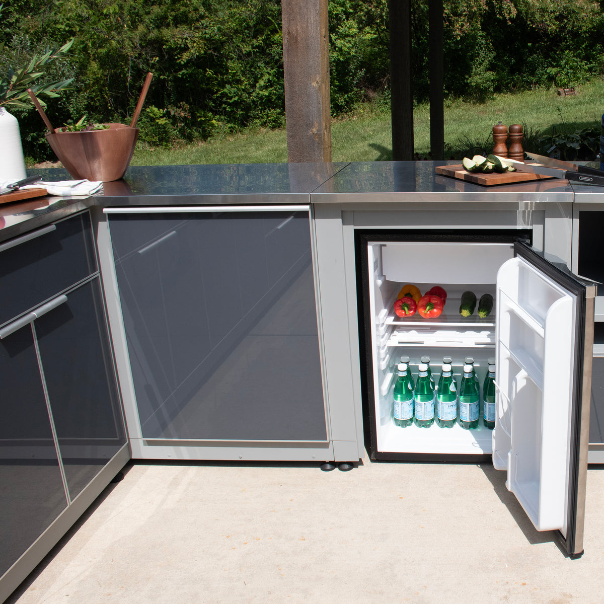Refrigerator Outdoor Kitchen Cabinet – Blue Sky Outdoor Living