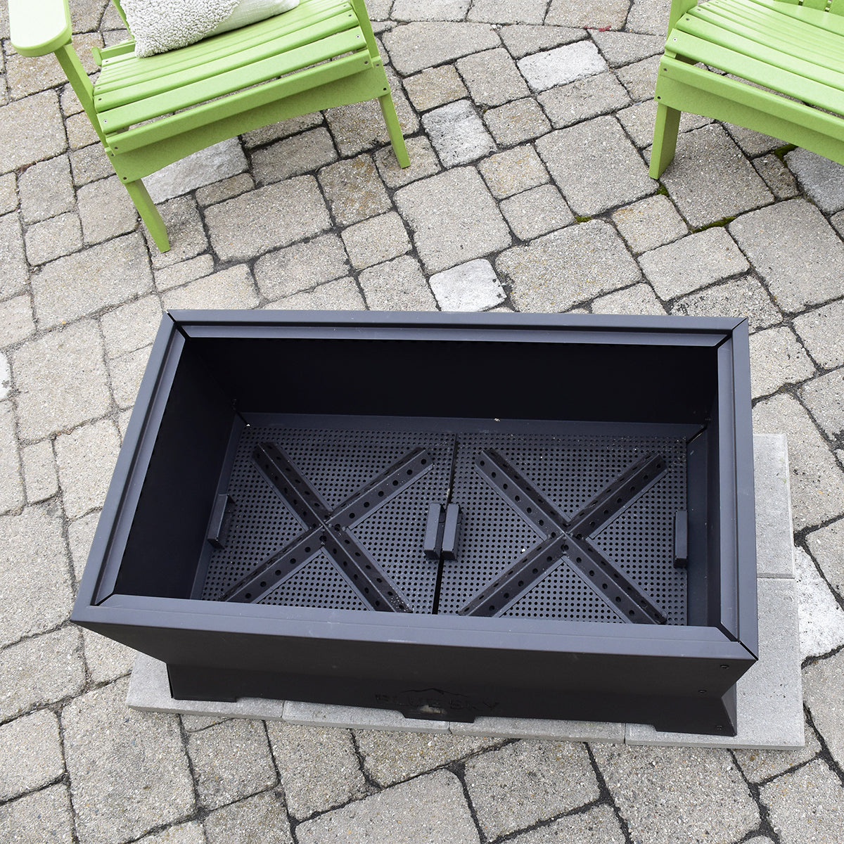 Rectangle Peak Smokeless Patio Fire Pit – Blue Sky Outdoor Living