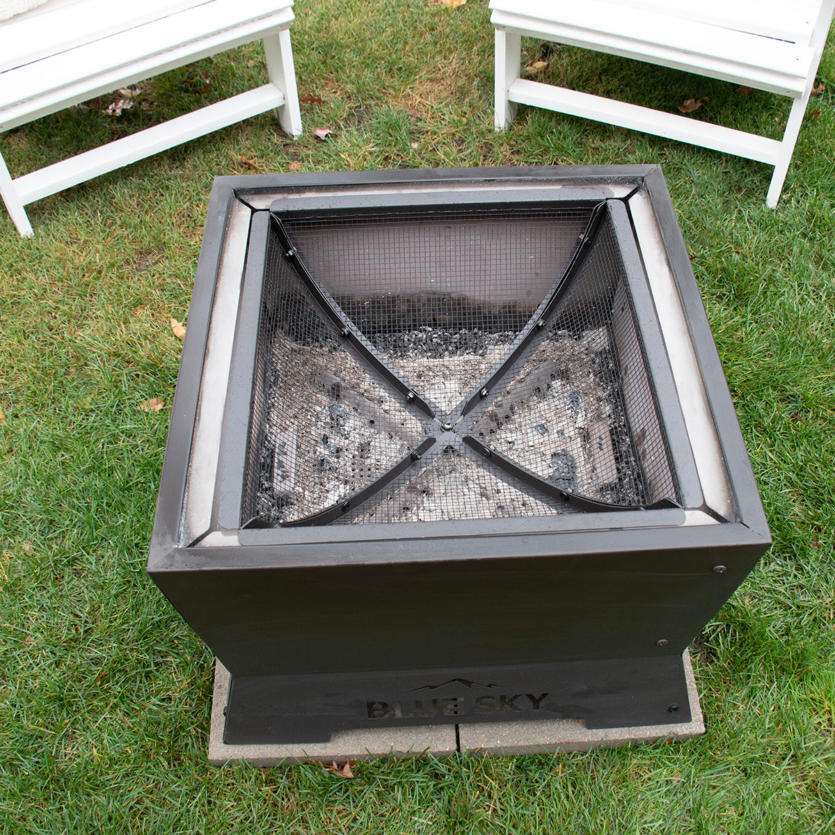 Square Domed Peak Spark Screen and Screen Lift – Blue Sky Outdoor Living