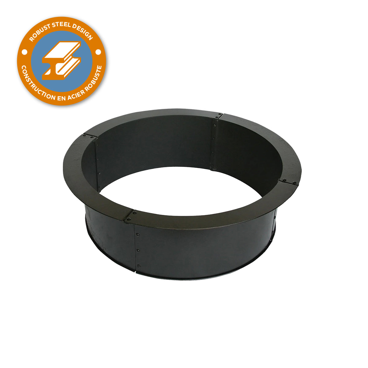 Heavy Gauge 28 in. Round x 10 in. High Fire Ring – Blue Sky Outdoor Living