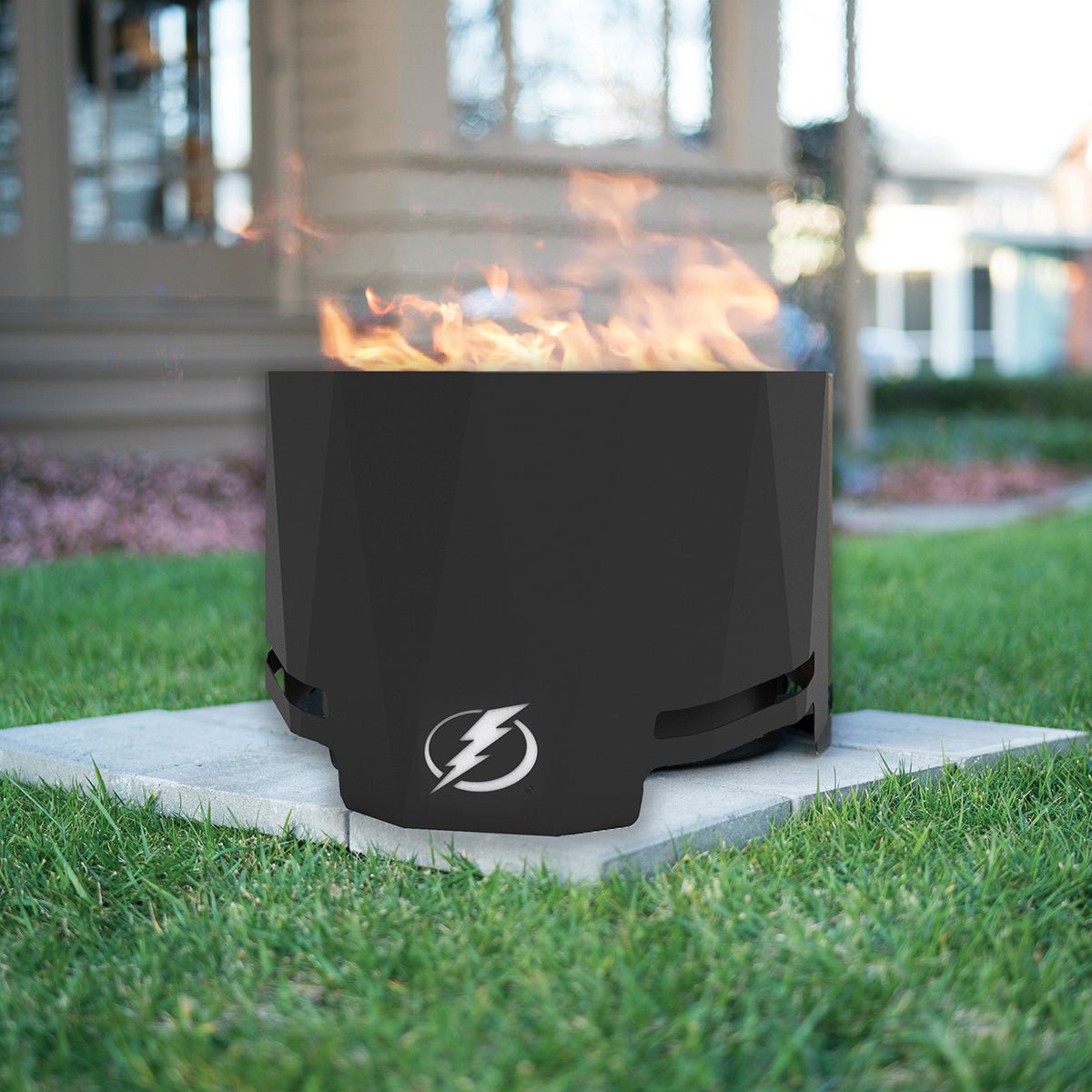 Tampa Bay Lightning Smokeless Patio Fire Pit – Blue Sky Outdoor Living