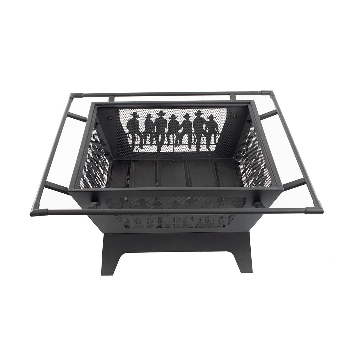 31" Square Cowboy Fire Pit – Blue Sky Outdoor Living